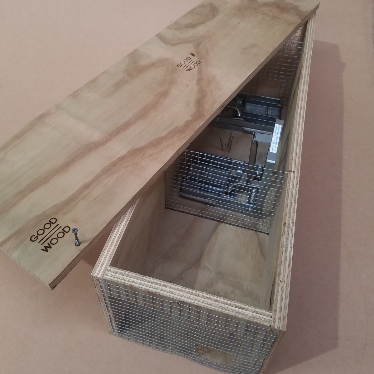 DOC200 Double Set Trap Box | Good Wood Products NZ